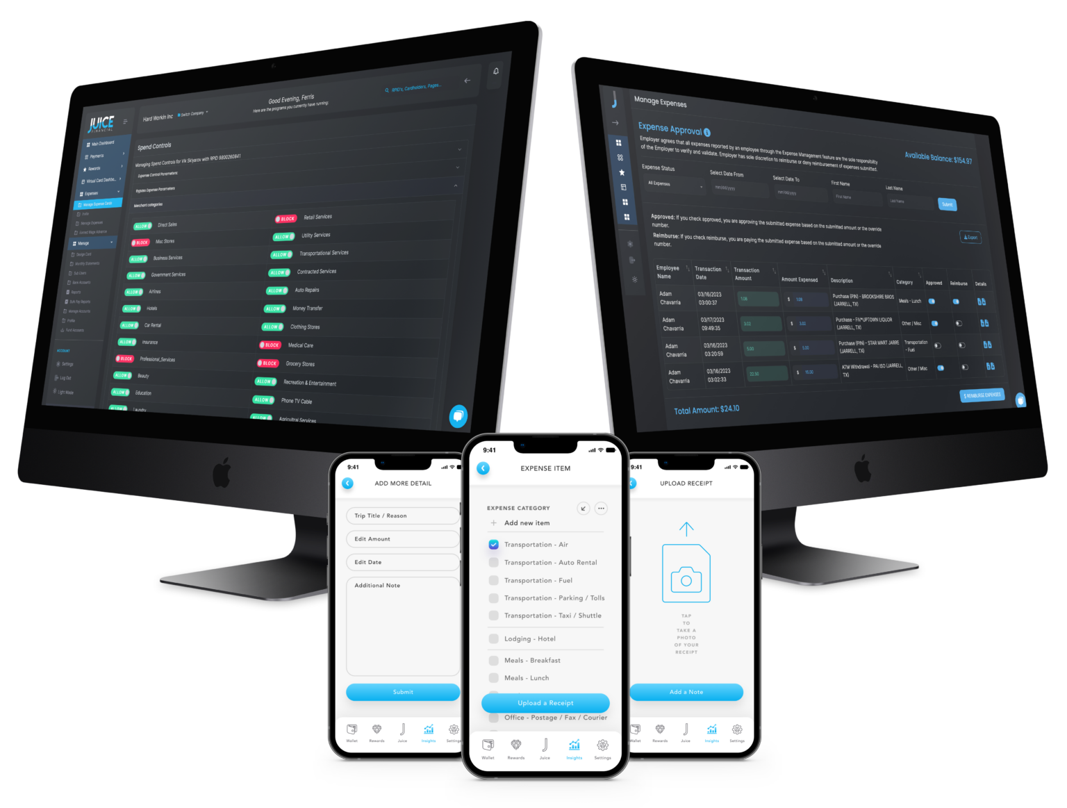 Products - Juice Financial